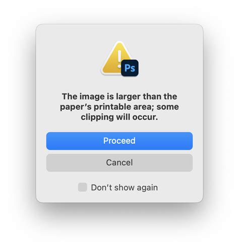 The Image Is Larger Than The Papers Printable Area Some Clipping Will