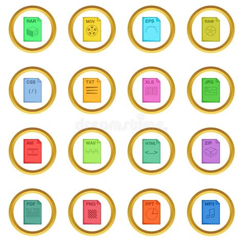 PPT File Extension Icon Isometric 3d Style Stock Illustration