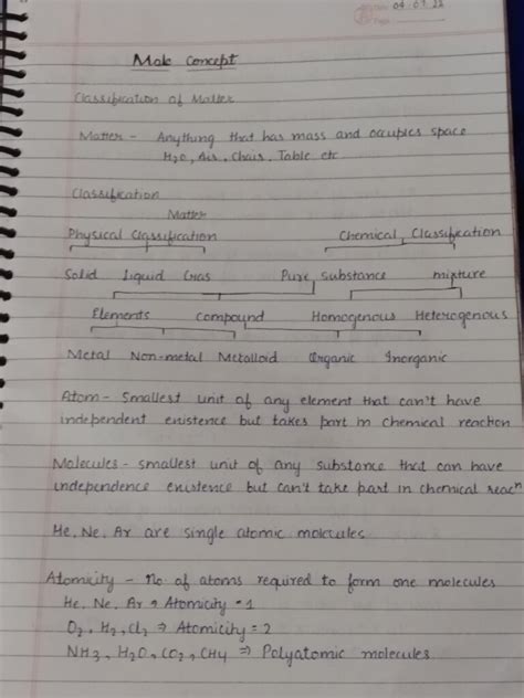 Class 11 Chapter 1 Mole Concept And Stochiometry Chemistry Full