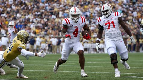 Ole Miss Football Score Vs Georgia Tech Live Updates Saturday