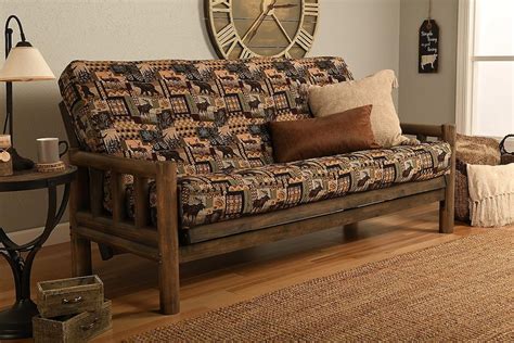 Full Size Futon Cover Only Wildlife Cabin Tapestry Collection Fits 6