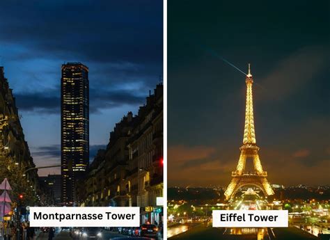 Perbandingan Pemandangan Menara Montparnasse Dan Menara Eiffel