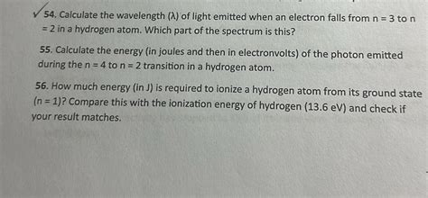 54 Calculate The Wavelength Of Light Studyx