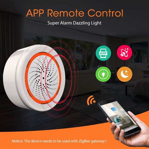 Smart Life Remote Control Smart Home Usb Zigbee Siren Alarm Sensor