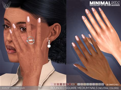 Giuliettasims MinimalSim Rounded Square Emily CC Finds