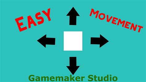 GameMaker Studio Simple Movement Tutorial YouTube