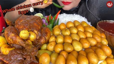ویدئو خوردن 50 تخم مرغ و یک مرغ 3 کیلوگرمی با برنج توسط دختر مشهور هندی