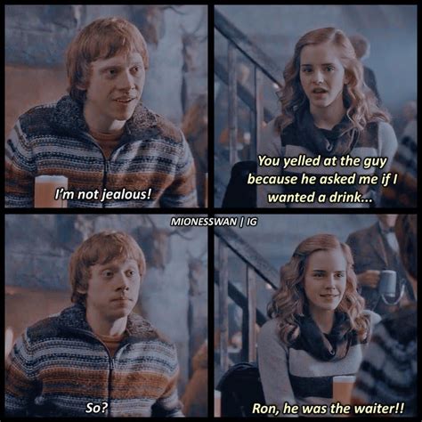 Harry Potter Meme Ron And Hermione Mionesswan On Ig Harry Potter
