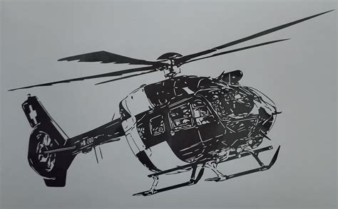 airbus h 145 d3 large stickerswissart