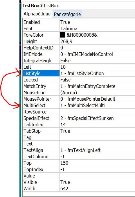 Listbox Réduite Par Multiselect Macros Et Vba Excel