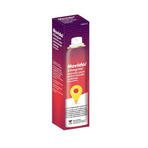 Novidol 50mg Ml Cutaneous Spray Solution Spray