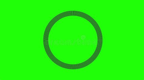 Stopwatch Time Seconds Minutes Animation Black And White Greenscreen