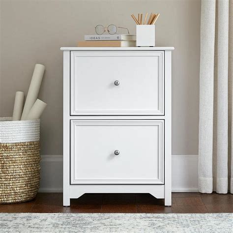 White 2 Drawer File Cabinet Filing Cabinet On Wheels Foter