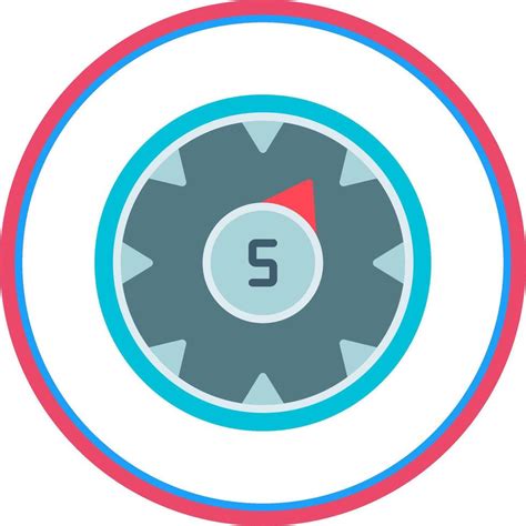 Gauge Flat Circle Icon 43598388 Vector Art At Vecteezy