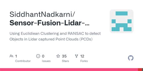 Github Siddhantnadkarni Sensor Fusion Lidar Object Detection Using