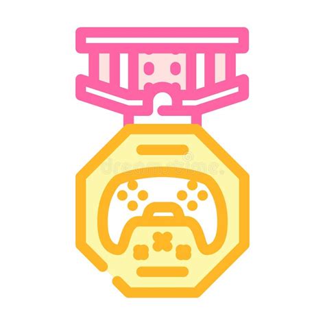 Awards Game Development Color Icon Vector Illustration Stock Vector