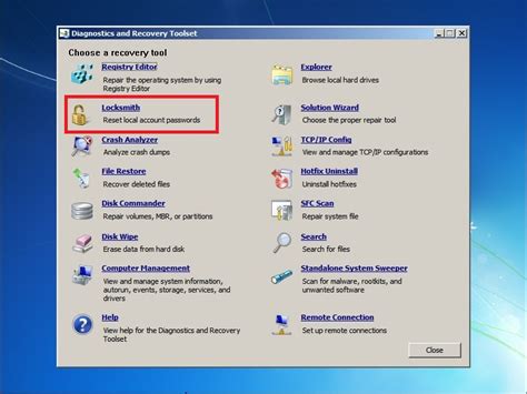 DaRT Microsoft Diagnostics And Recovery Toolset Ferramentas