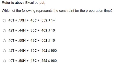 Solved Lp Certain Sensitivity Analysis Questions Must Be