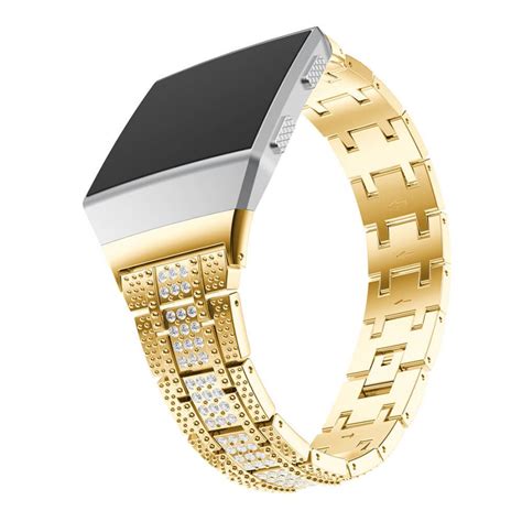 Fitbit Ionic Crystal Diamond Bands Gold Plating Metal