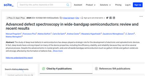Advanced Defect Spectroscopy In Wide Bandgap Semiconductors Review And Recent Results