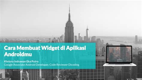 Dicoding Developer Coaching 21 Android Cara Membuat Widget Di
