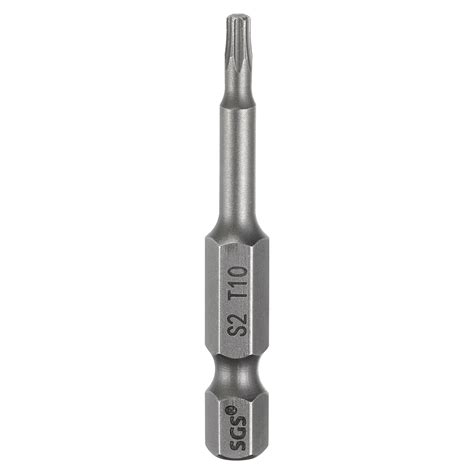 Uxcell T10 Torx Head Screwdriver Bit 14 Hex Shank 2 50mm Long