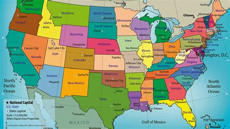 United States Map With Capitals Us States And Capitals Map Artofit