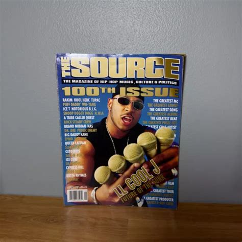 THE SOURCE MAGAZINE January Issue No Hip Hop Rap VTG Music Poster Th
