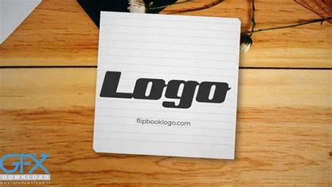 پروژه افتر افکت نمایش لوگو ورق زدن کتاب رایگان