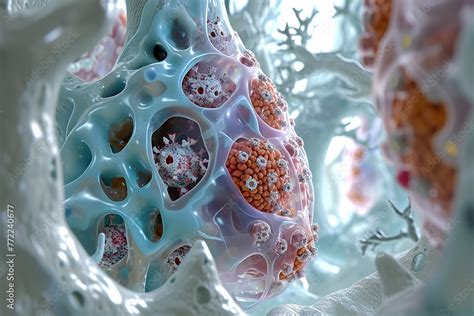 Interstitial Lung Disease Treatment Illustration Showcasing Treatment