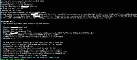 Cant Generate Certificate With Certbot Appliances Docker Snappy VM NCP AIO