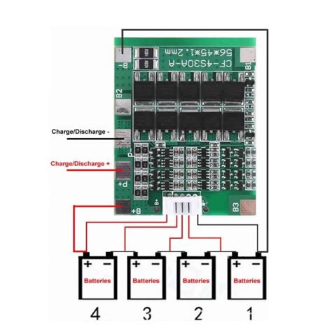 4s 30a 148v 18650 Lithium Battery Bms Pcb Protection Board Citytech Bd