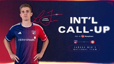 FC Dallas Midfielder Liam Fraser Receives Canada National Team Call Up