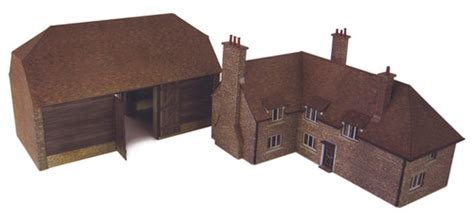 Laser Cut Base Layers For Scalescenes Farmhouse And Barn T012