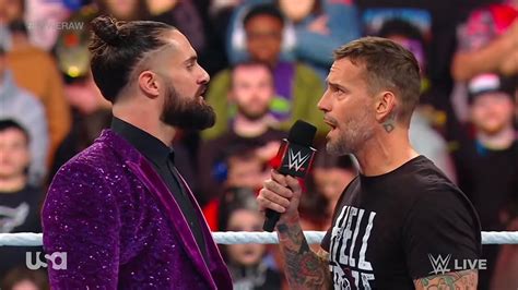 Seth Rollins And Cm Punk Promo Cm Punk To Enter In Royal Rumble