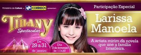 Carrossel Larissa Manoela Faz Show Em Circo TIHANY Confira