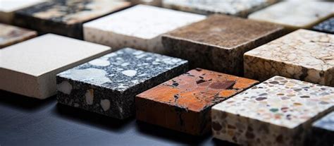 Premium Ai Image Close Up Samples Of Artificial Stone For Modern