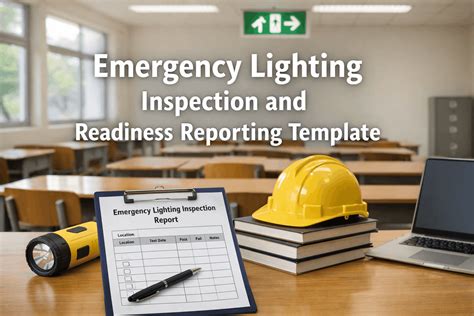 Emergency Lighting Inspection And Readiness Reporting Template