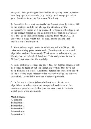 Data Structures Algorithms Coursework Assignment For Sem Docx