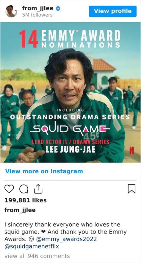 Lee Jung-jae Makes History As The First Asian To Win Emmy For Best Actor In Squid Game Role ...