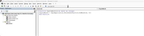 How To Calculate How Many Days In A Month In Excel Myexcelonline