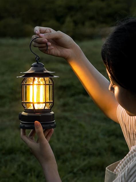 Lantern Outdoor Camping Table Lamp Built In Battery Camping Lamp