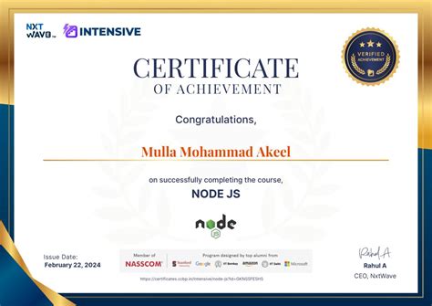 Mohammad Akeel Mulla On Linkedin Nxtwave Learningprogress