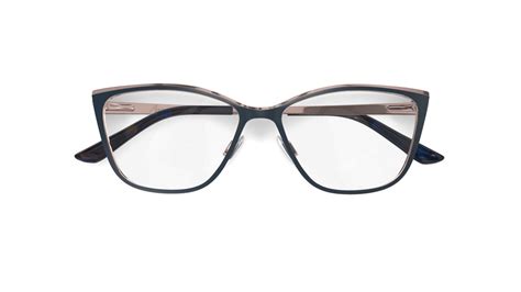 Aurora Womens Glasses Aurora 22 Black Cateye Metal Stainless Steel