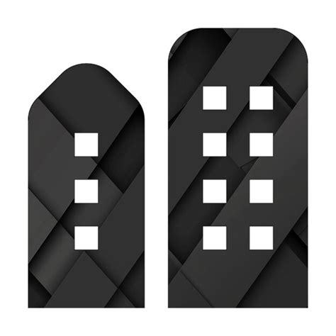 Premium Photo Image Icons City Black Rectangle Background