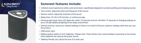 Sonorest Sleep Tones Count Amazon Ca Health Personal Care