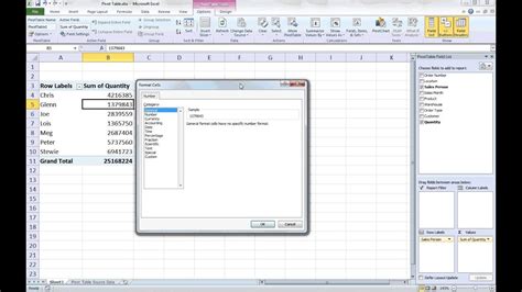 Excel Pivot Table Part 1 YouTube