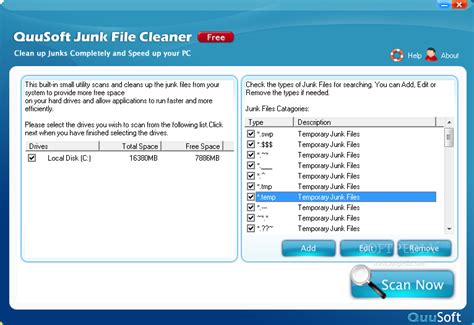 quusoft junk file cleaner download free windows 2009 1 1 softpedia