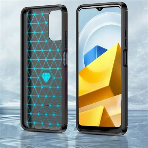 KRYT TECH PROTECT TPUCARBON XIAOMI POCO M5 BLACK Doopshop Sk