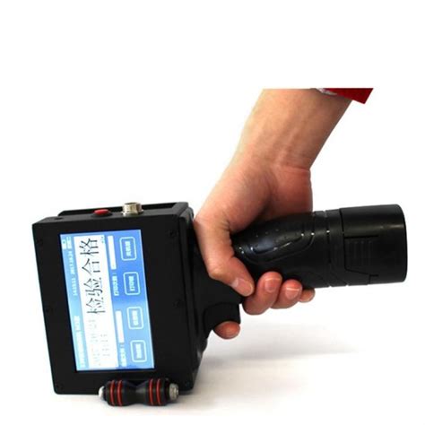Protable Handheld Smart Inkjet Printer Date Coder Ink Coding Machine Led Screen